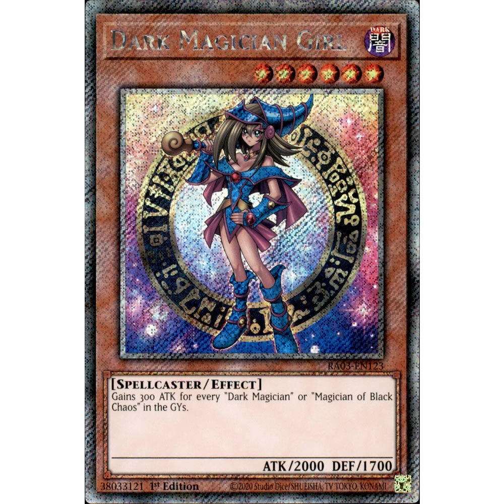 Dark Magician Girl (alternate artwork 1) RA03-EN123