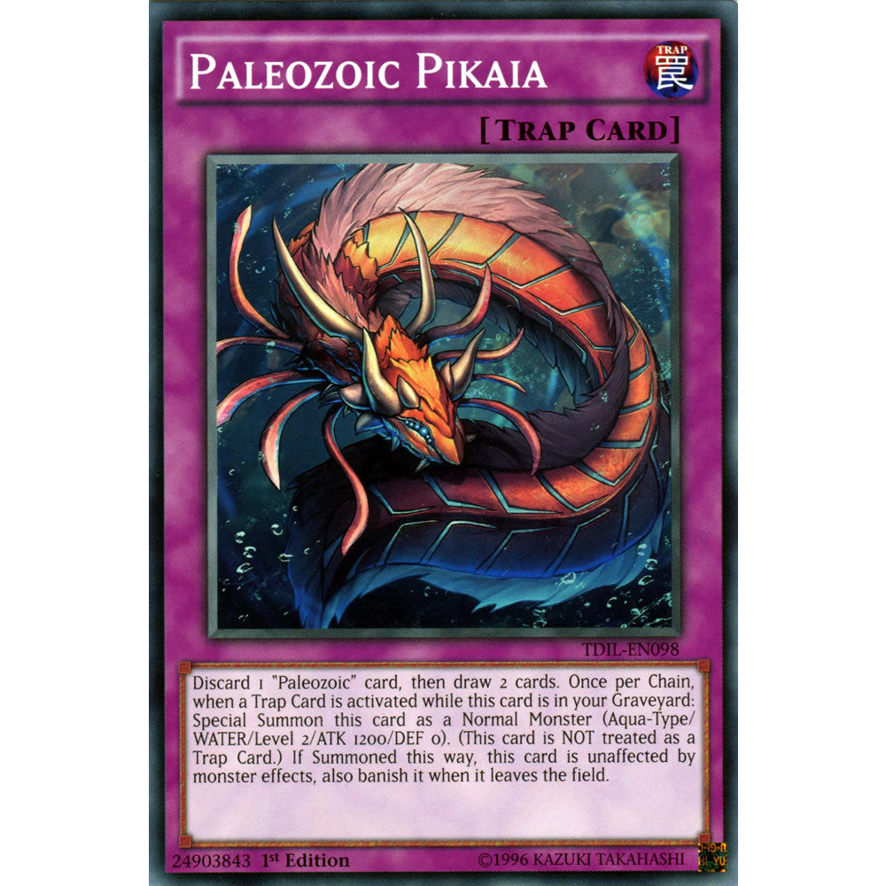 Paleozoic Pikaia TDIL-EN098 Yu-Gi-Oh! Card - Deckboosters